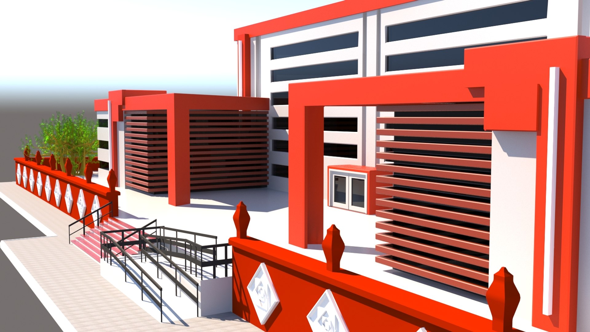 3D Administrative Building - TurboSquid 1262867