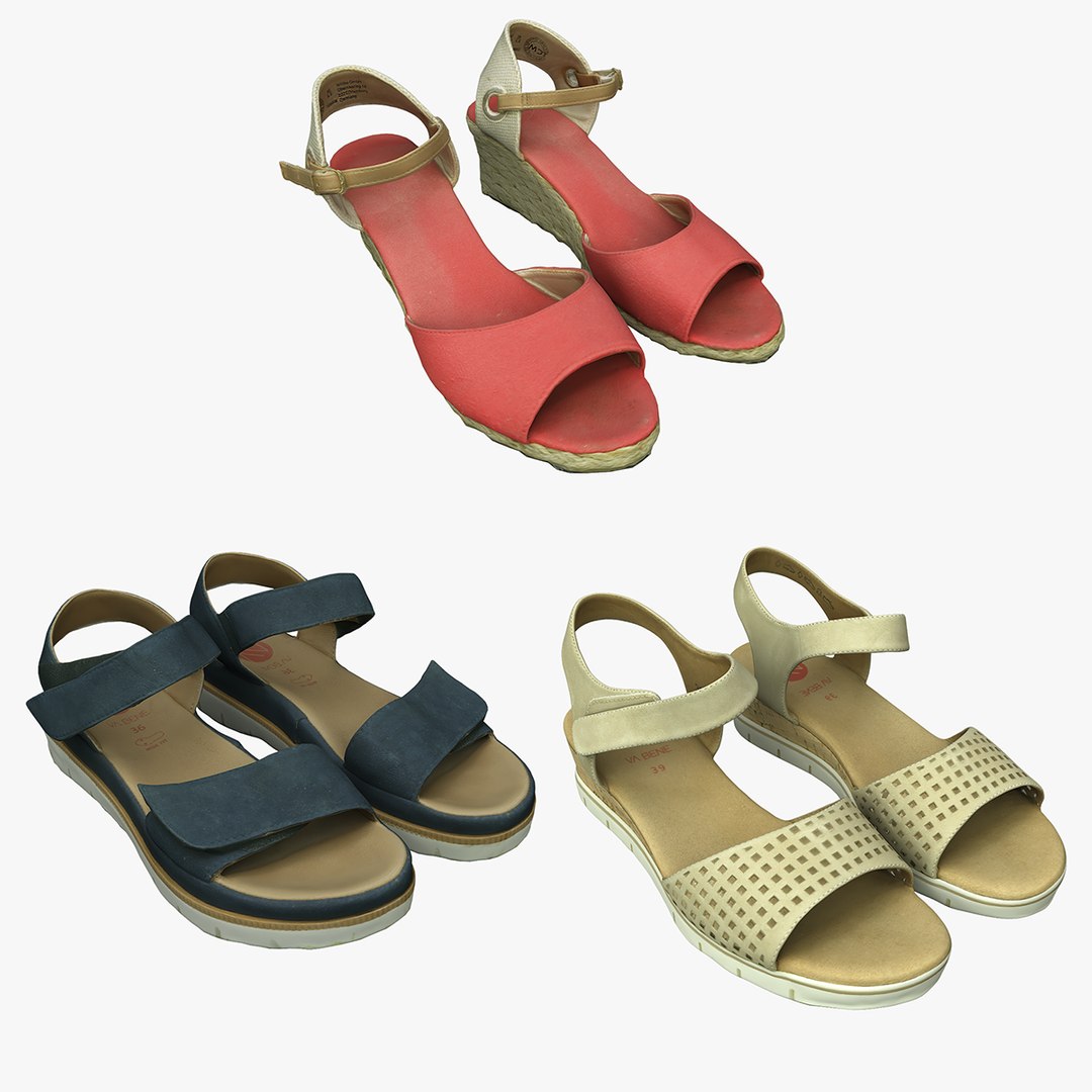 3D Model Shoe Collection 45 - TurboSquid 2139691