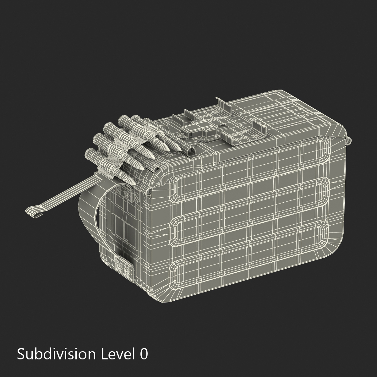 3D military ammunition boxes model - TurboSquid 1206756