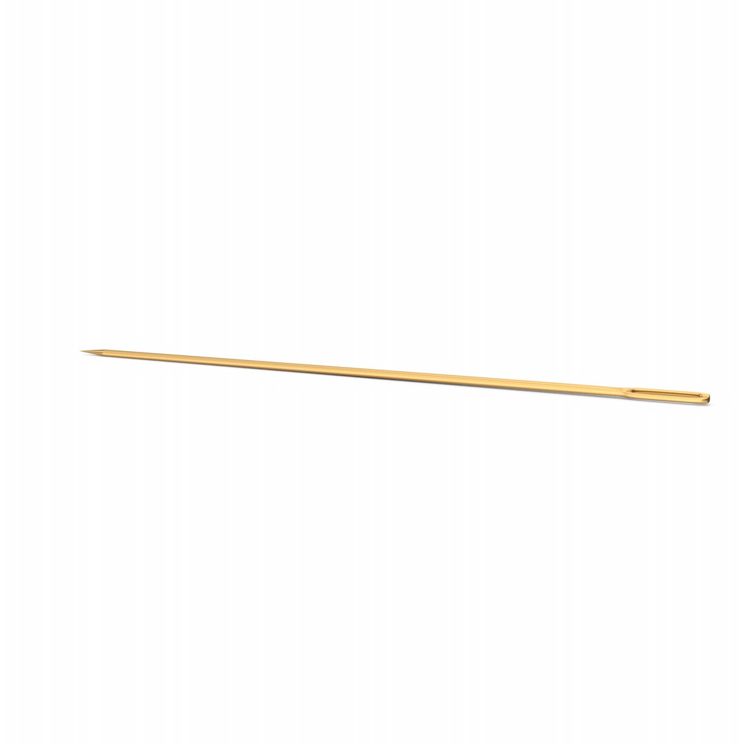 Gold Needle 3D Model - TurboSquid 2241609