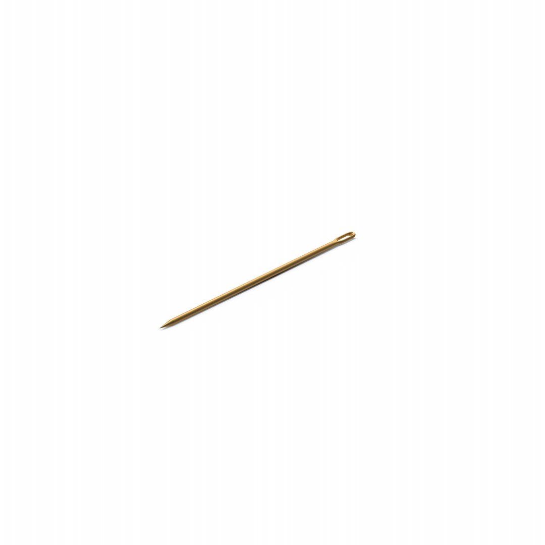 Gold Needle 3D Model - TurboSquid 2241609