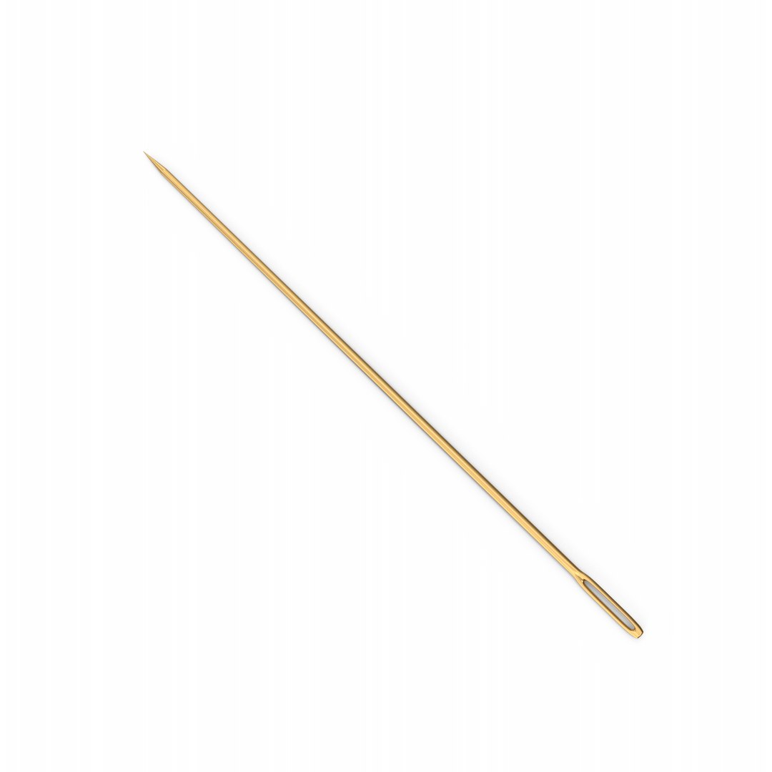 Gold Needle 3D Model - TurboSquid 2241609