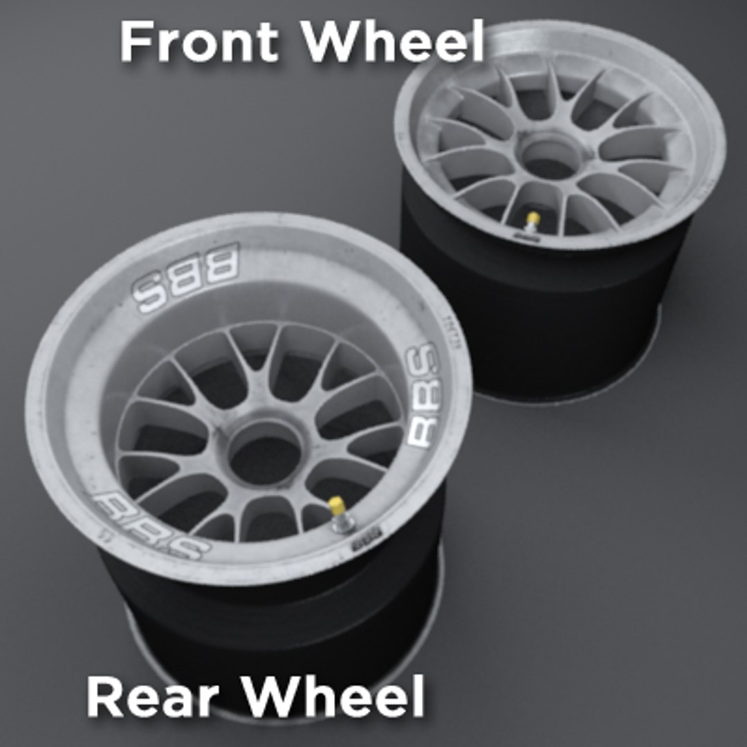 2010 Formula 1 Wheels 3d Model