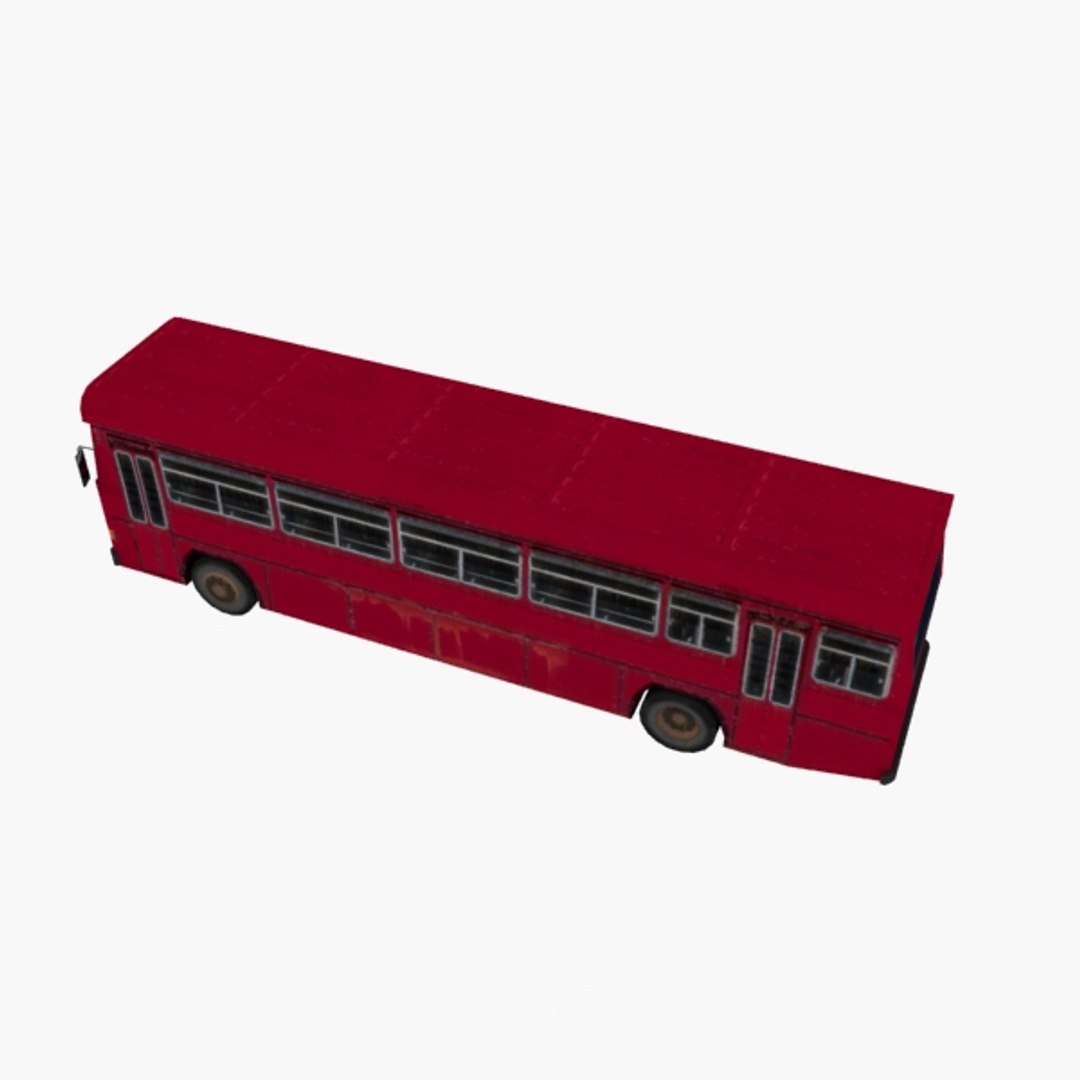 3d Ashok Leyland Bus Low-poly Model