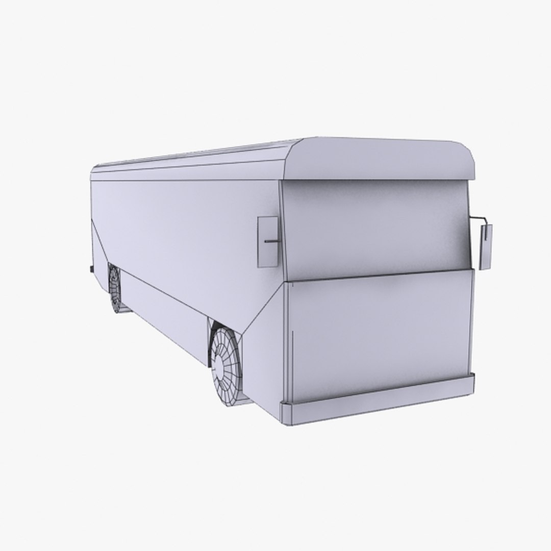 3d Ashok Leyland Bus Low-poly Model