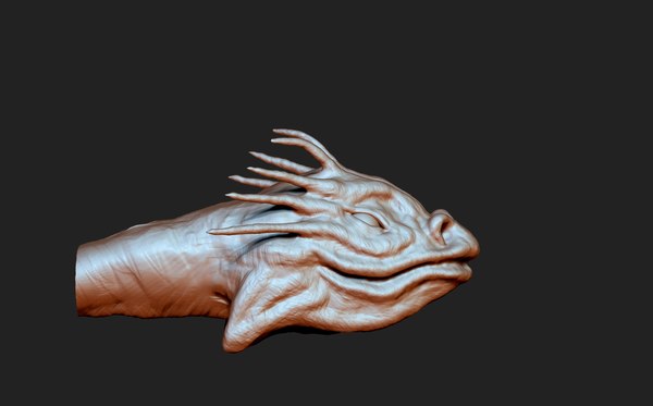 3d zbrush sculpting model