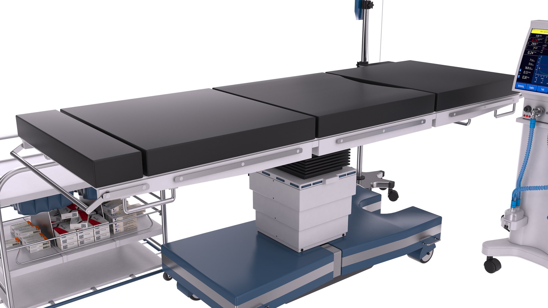 Surgery Table Set 3D - TurboSquid 1862255