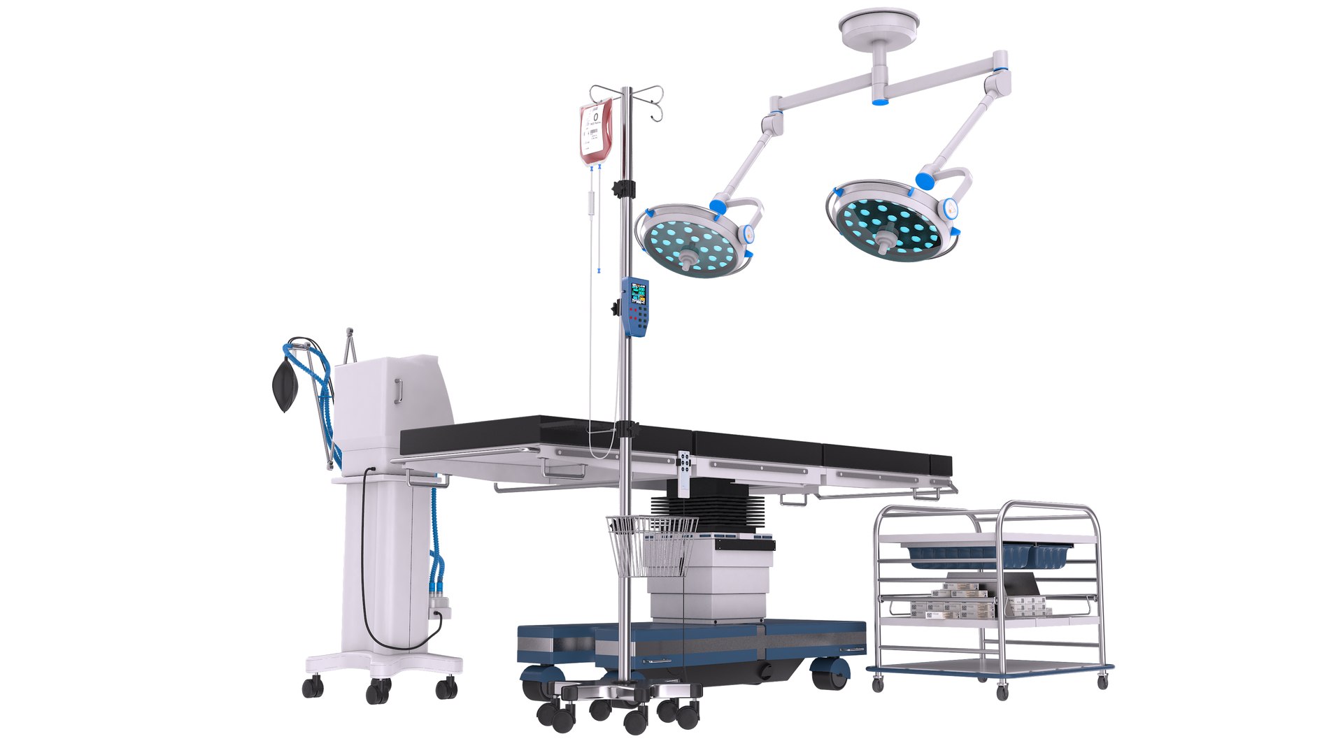 Surgery Table Set 3D - TurboSquid 1862255
