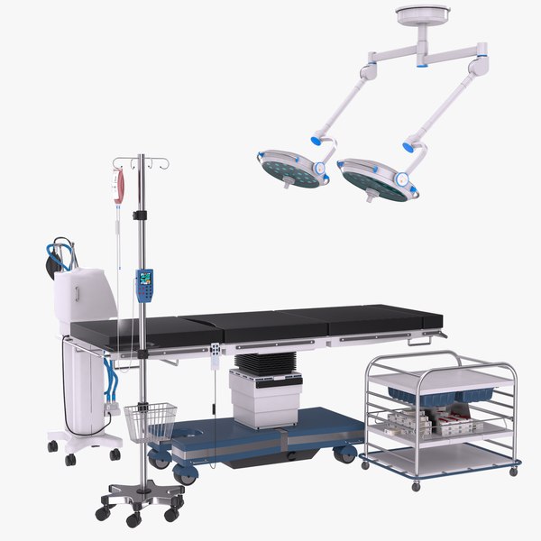 Berchtold chromophare surgical light model - TurboSquid 1358502