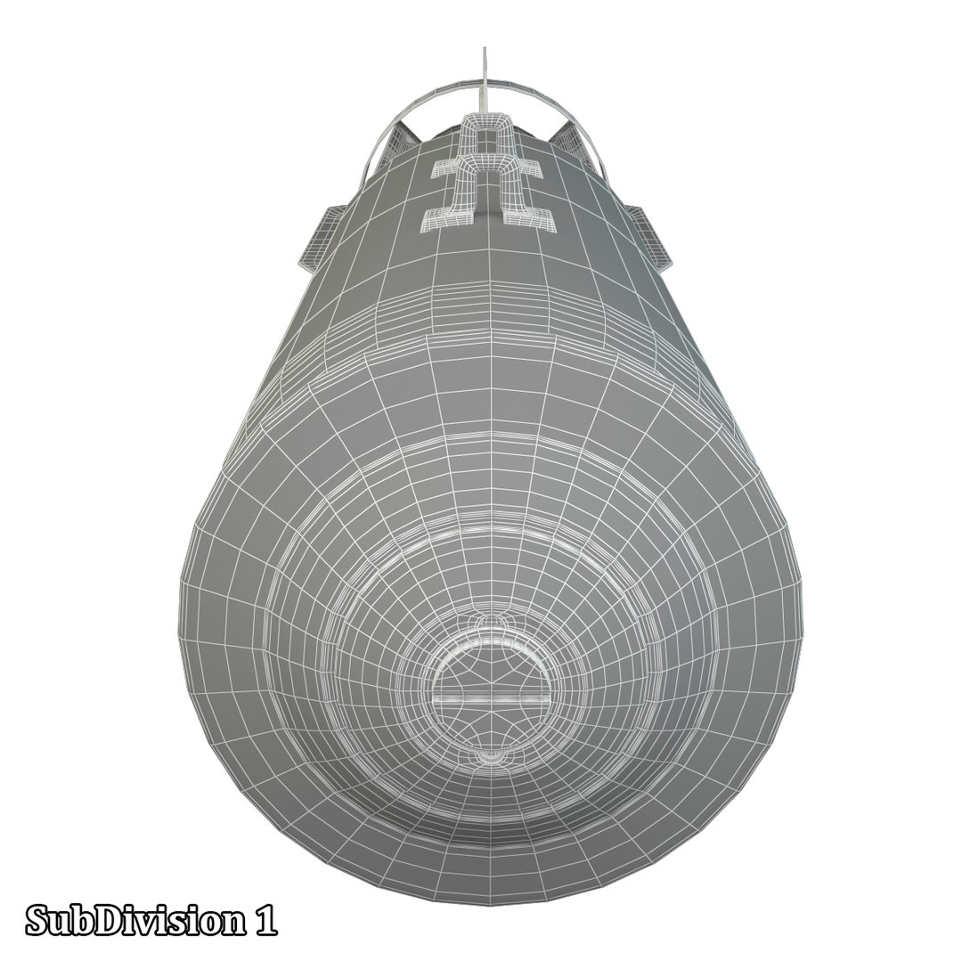 Ofab-250-270 Soviet Russian Explosive 3d Model