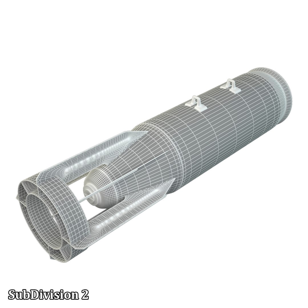 Ofab-250-270 Soviet Russian Explosive 3d Model