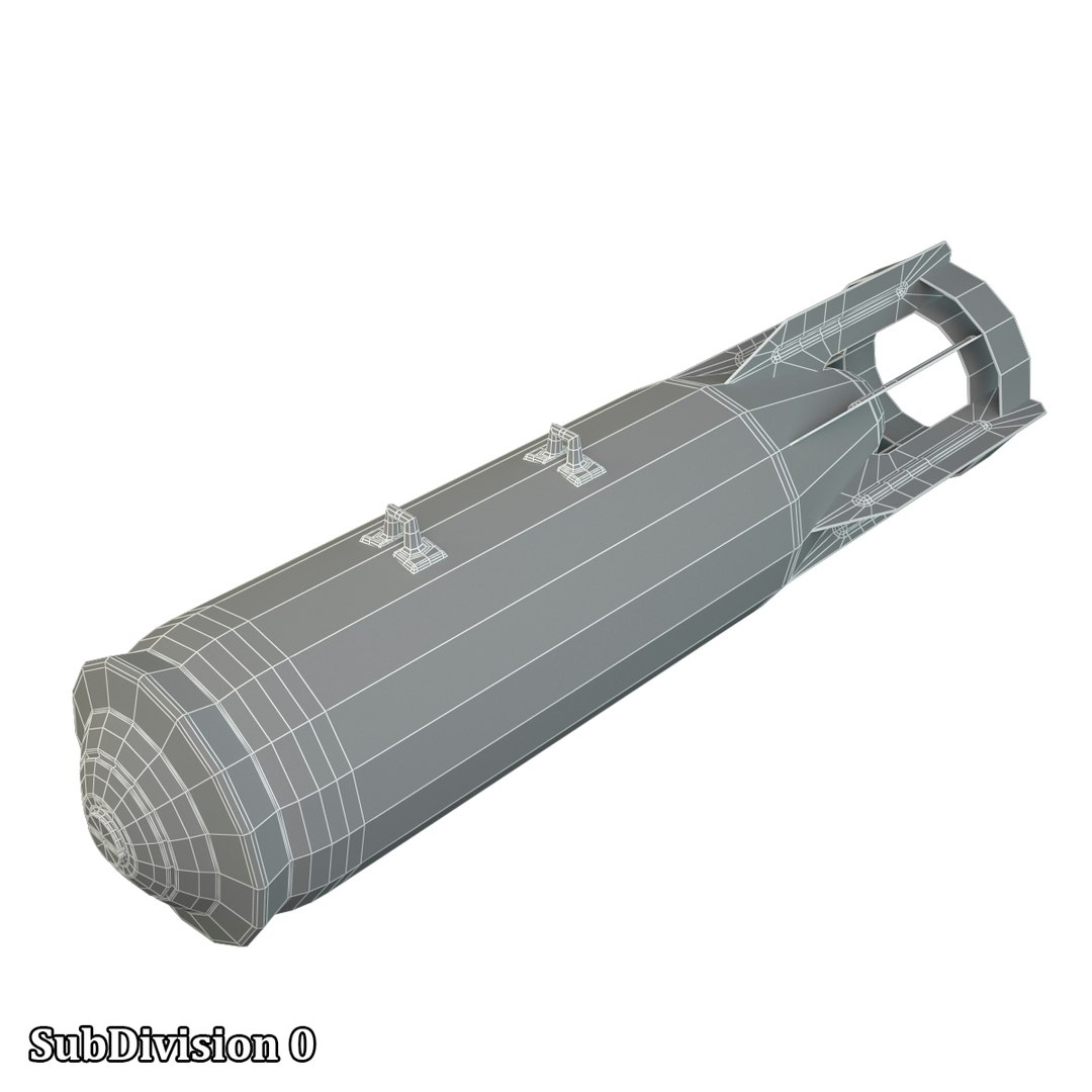 Ofab-250-270 Soviet Russian Explosive 3d Model