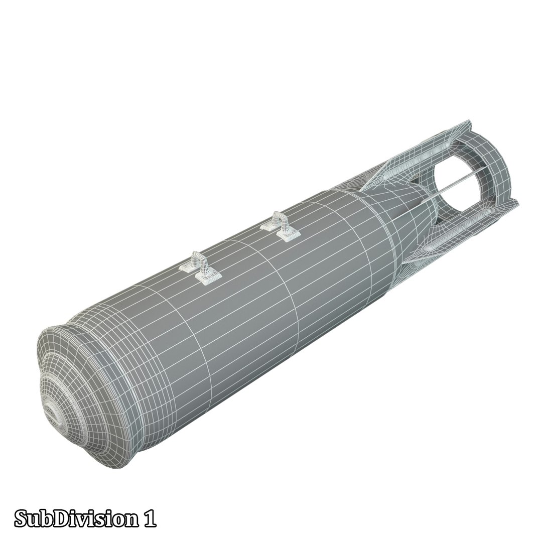 Ofab-250-270 Soviet Russian Explosive 3d Model