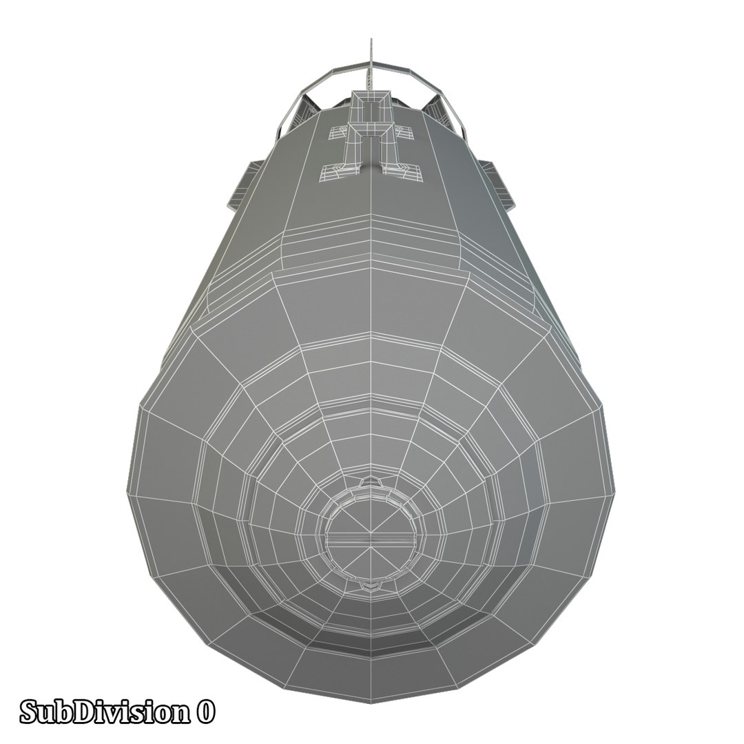 Ofab-250-270 Soviet Russian Explosive 3d Model