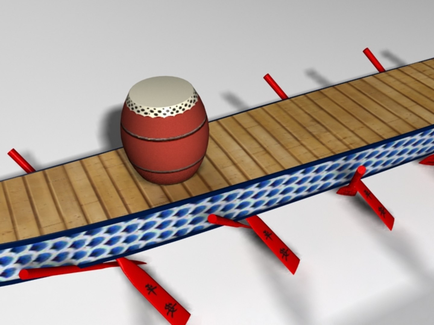Dragon Boat 3d Model