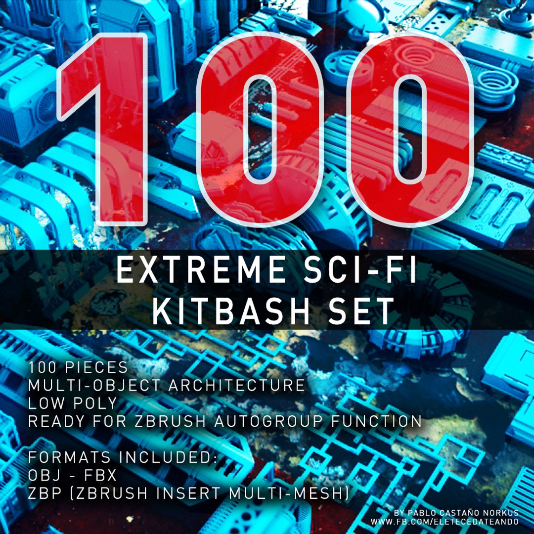 3D Extreme Sci-fi Set Model - TurboSquid 1644994