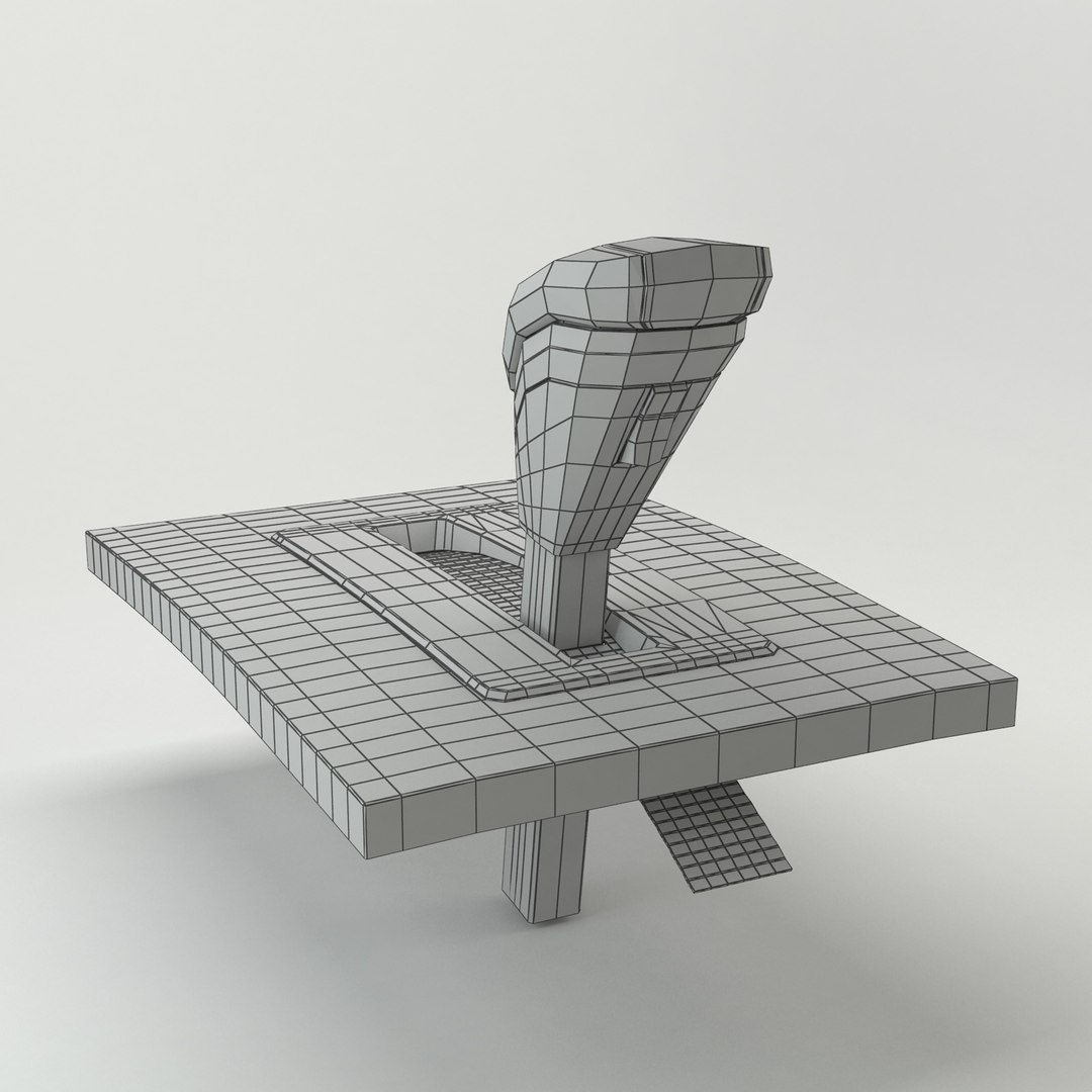 Automatic Shift Gear 3d Model