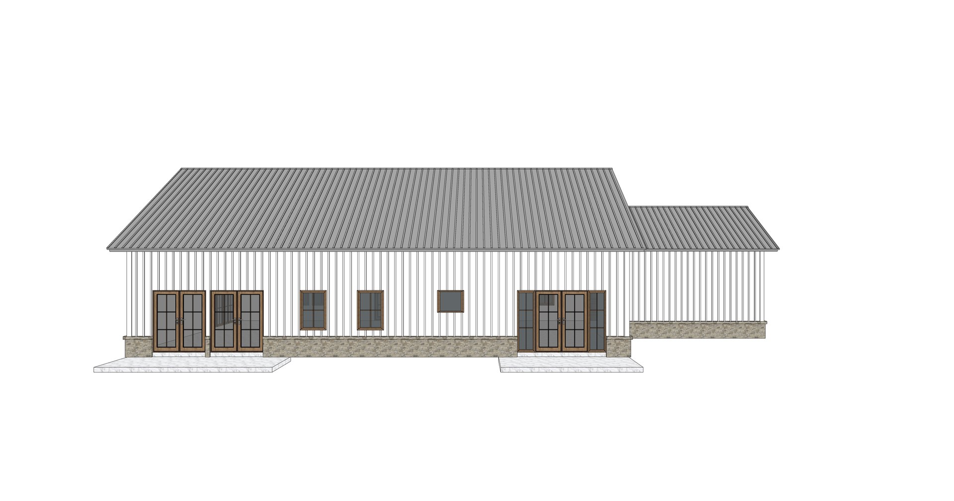 3D Barndominium House-23 Model - TurboSquid 2240003