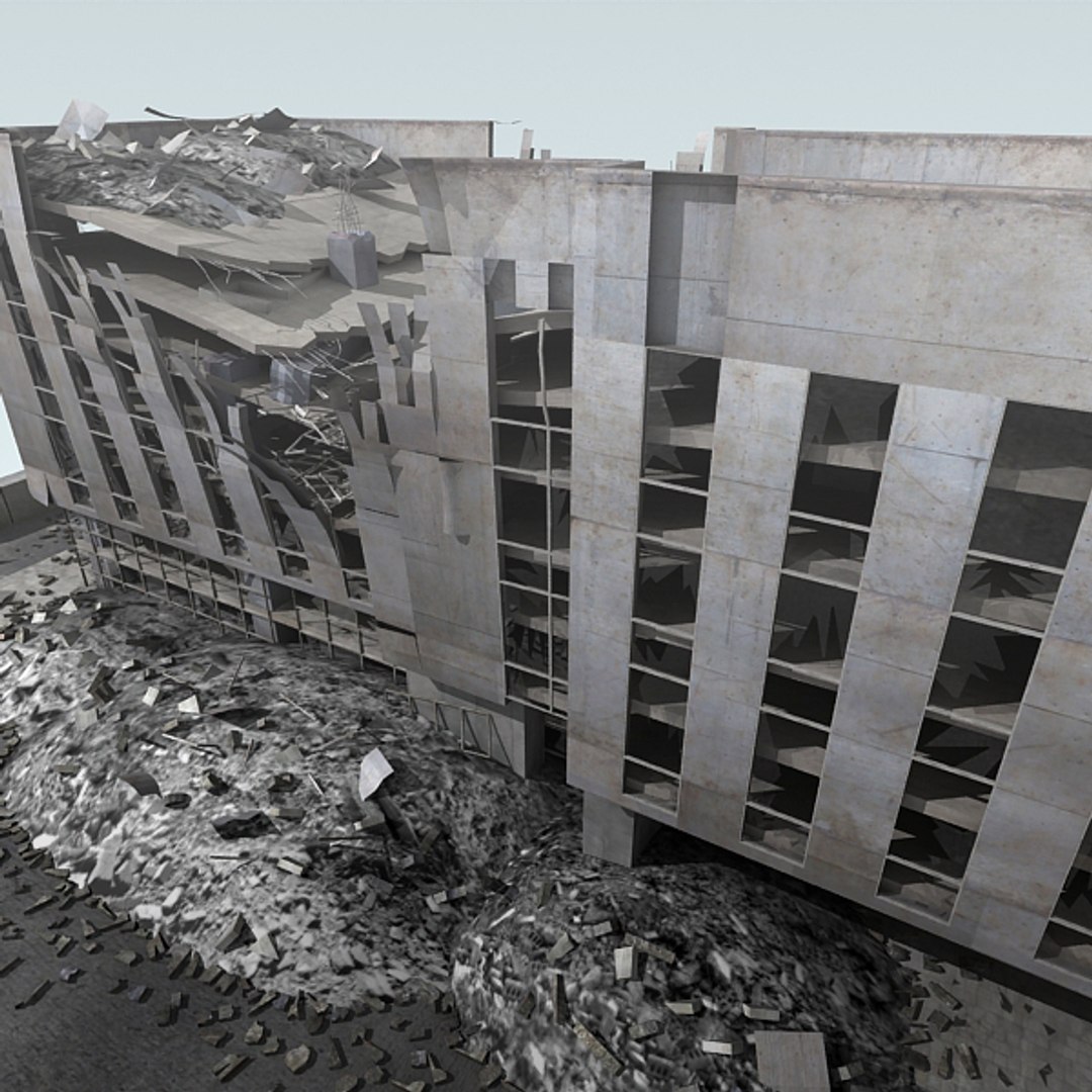 Lightwave Destroyed Building