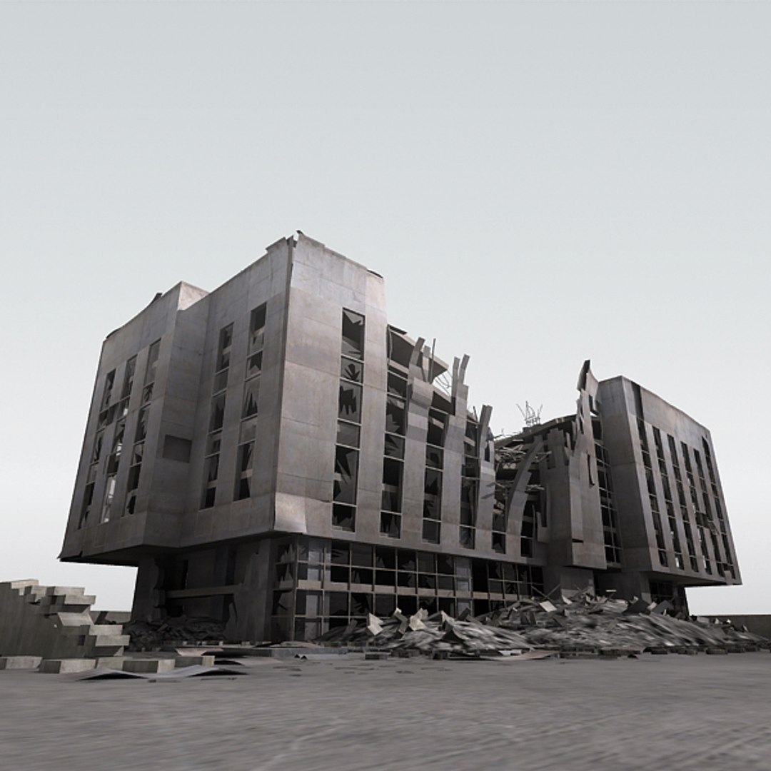 Lightwave Destroyed Building