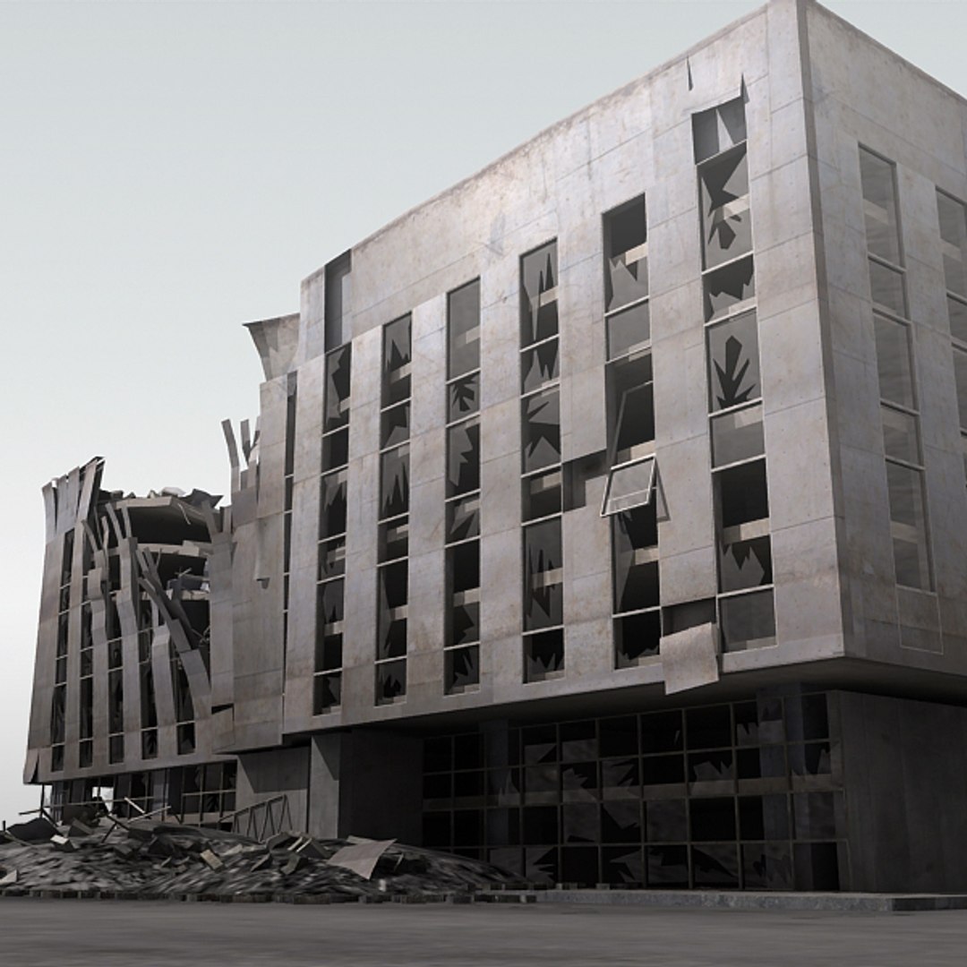 Lightwave Destroyed Building