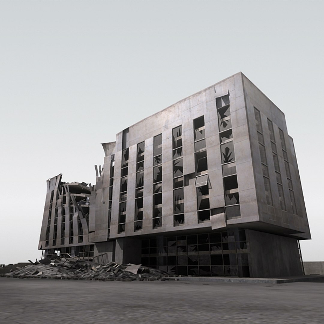 Lightwave Destroyed Building