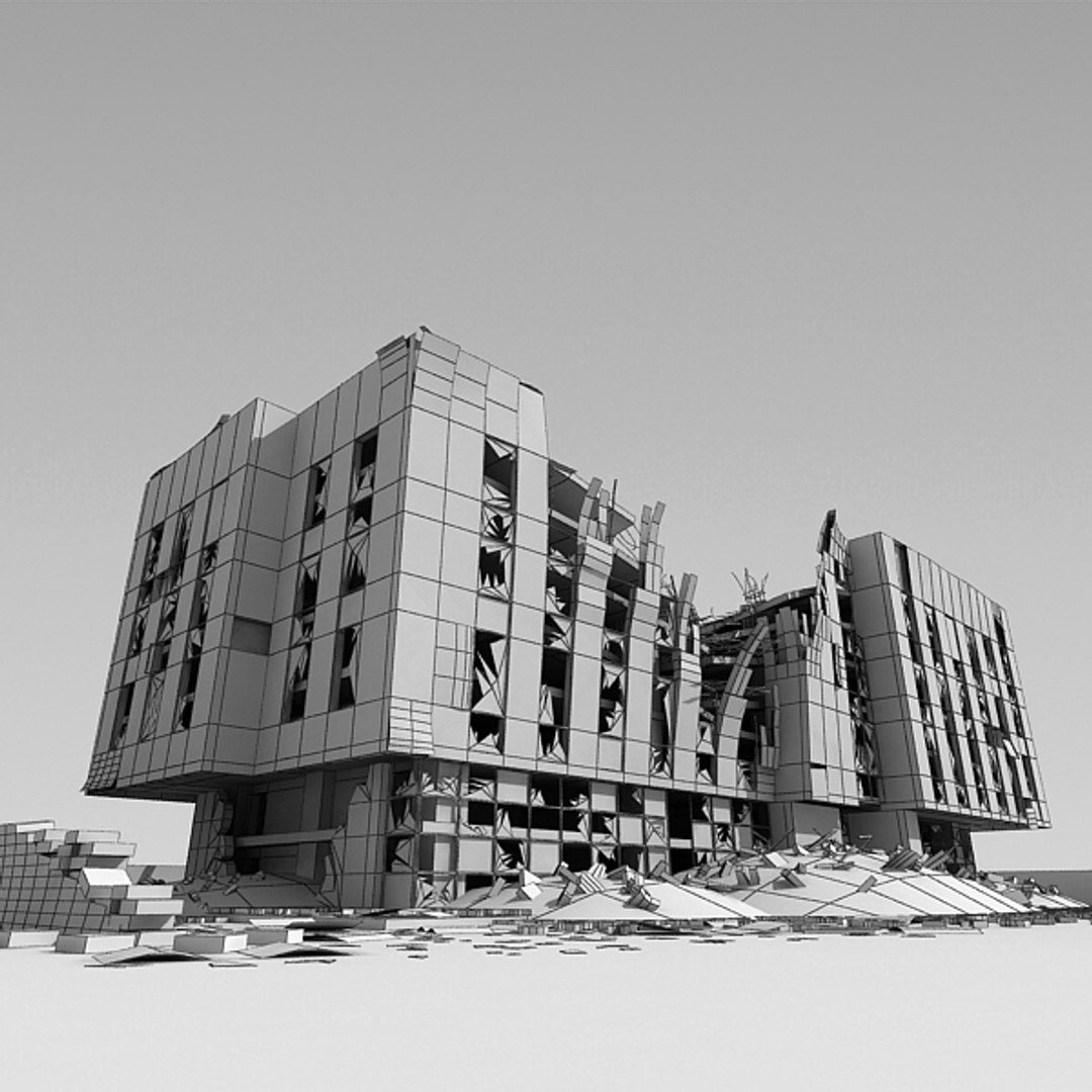 Lightwave Destroyed Building