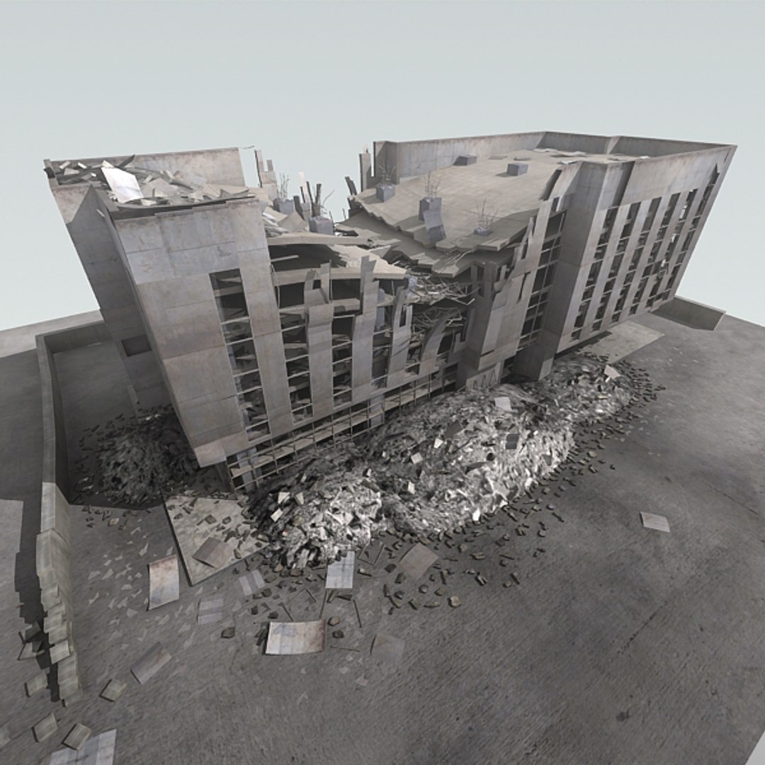 Lightwave Destroyed Building