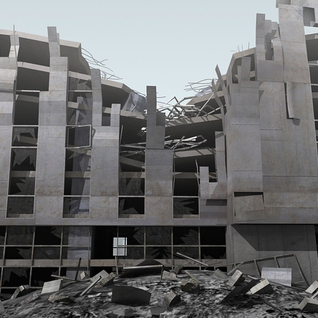 Lightwave Destroyed Building