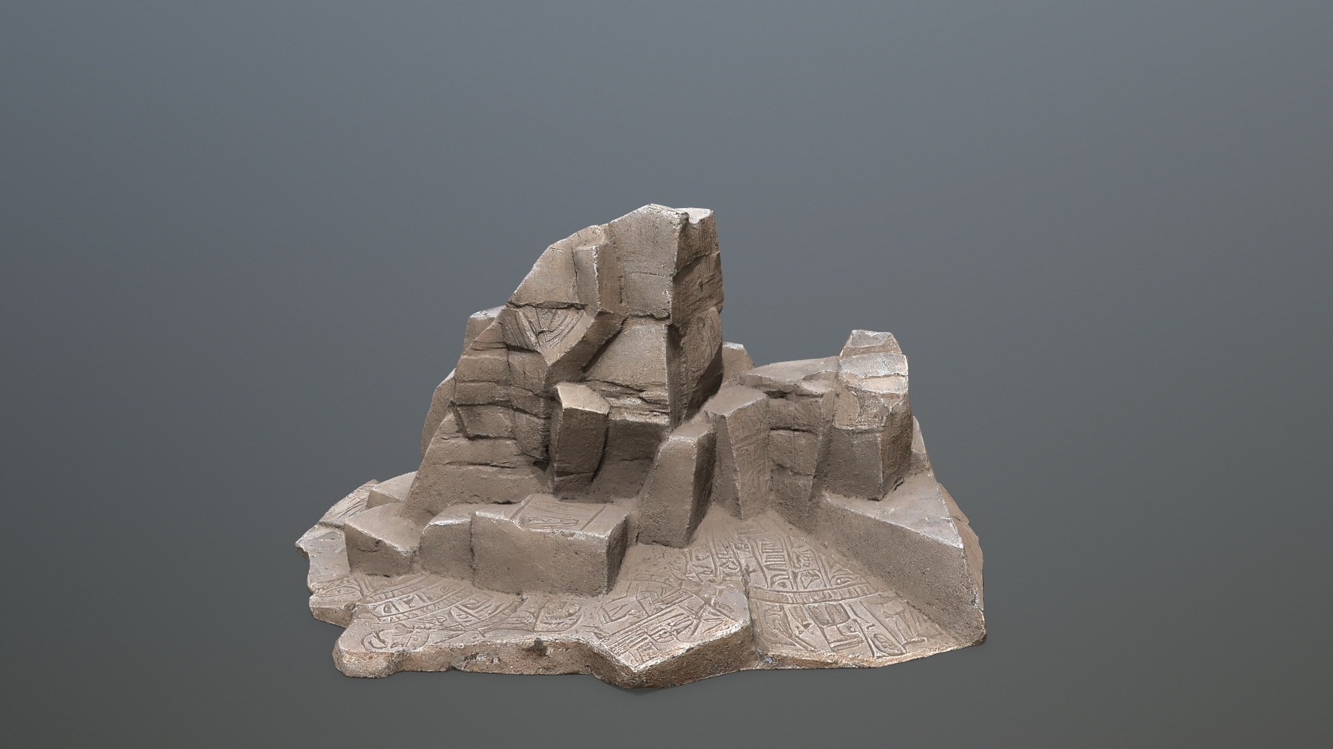 3D Egyptian Rocks Model - TurboSquid 2455371