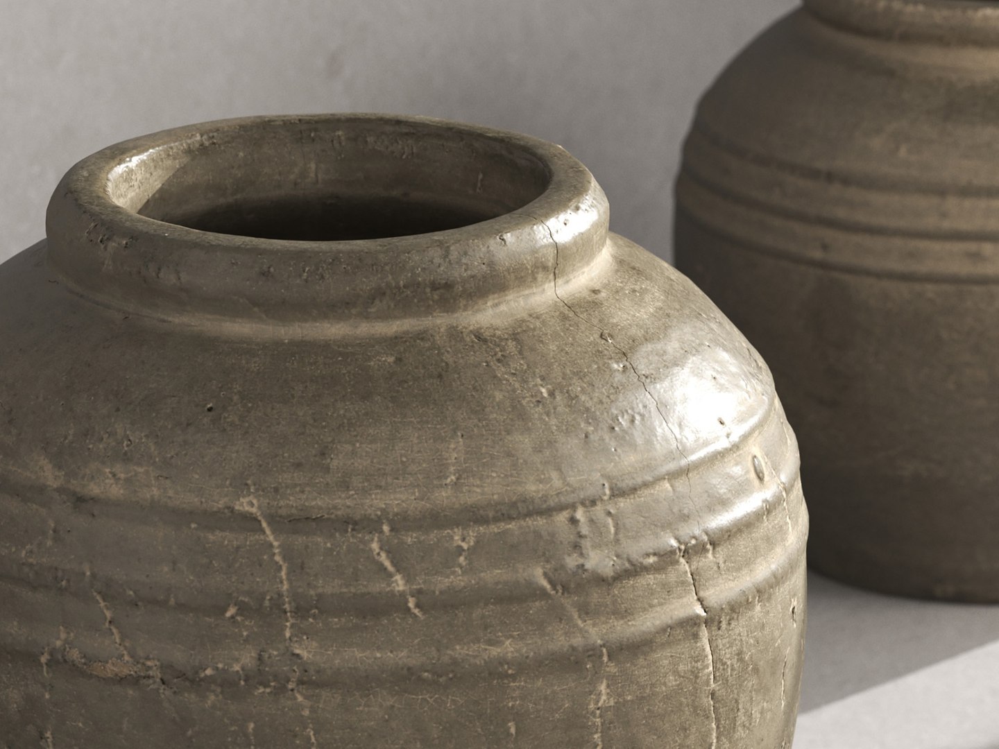 Rustic Ceramic Pots 3D model - TurboSquid 2151873