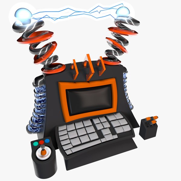 cartoon computer 3d c4d