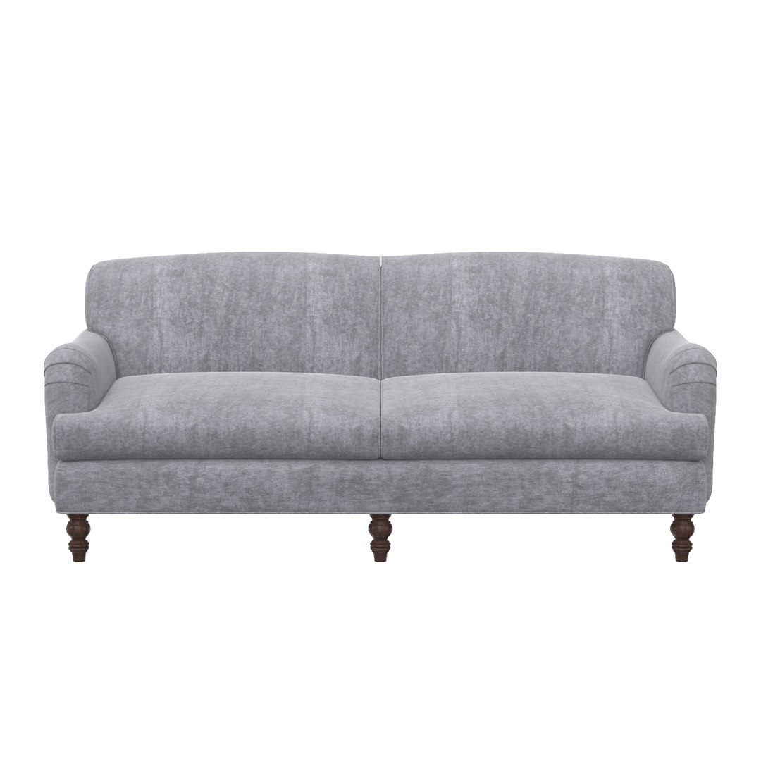 Roll Arm Sofa with Tight Back 3D model - TurboSquid 2063292