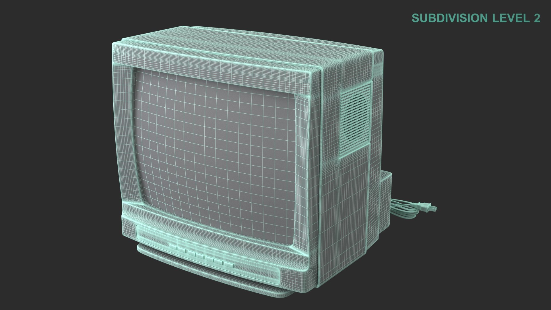 3D Model Old TV - TurboSquid 2098596