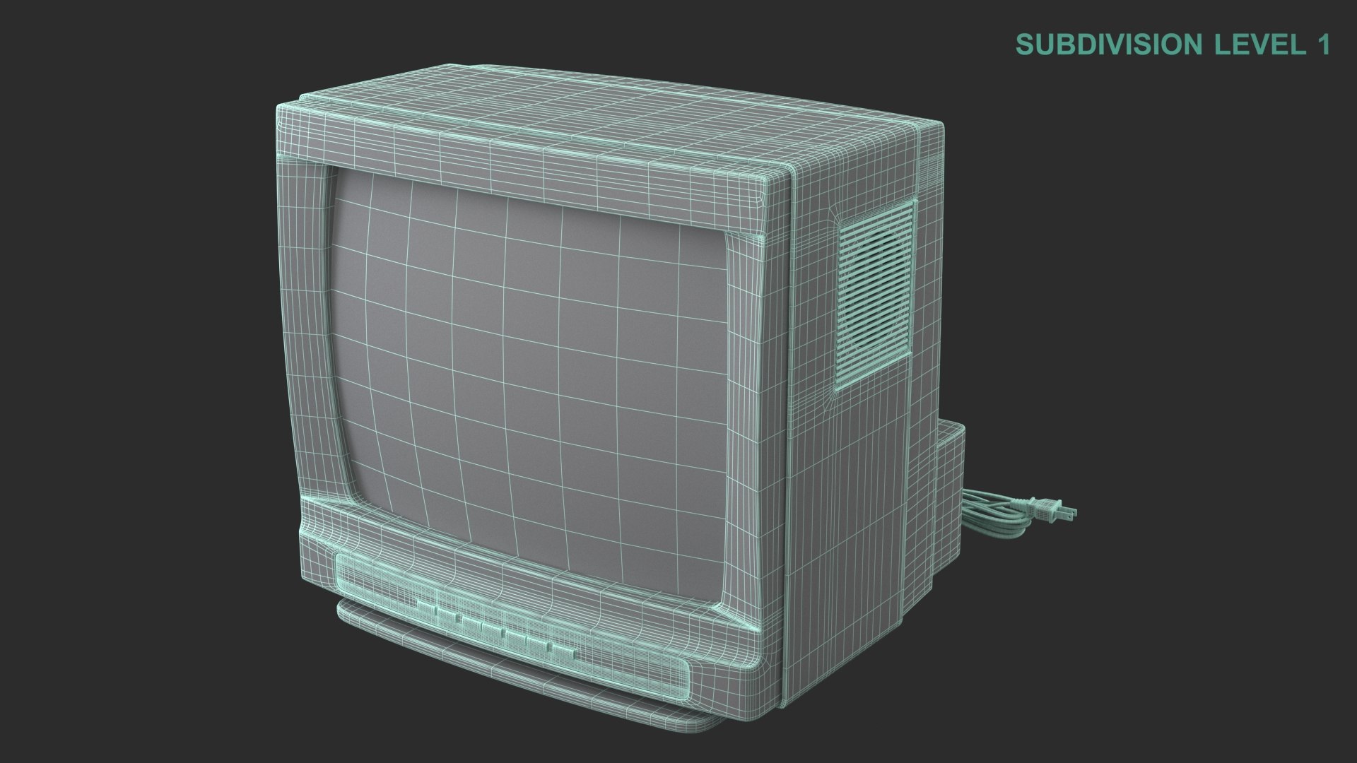 3D model Old TV - TurboSquid 2098596