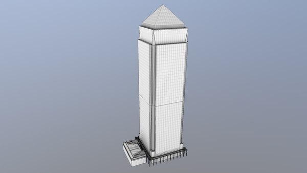 3D London One Canada Square - TurboSquid 1780088
