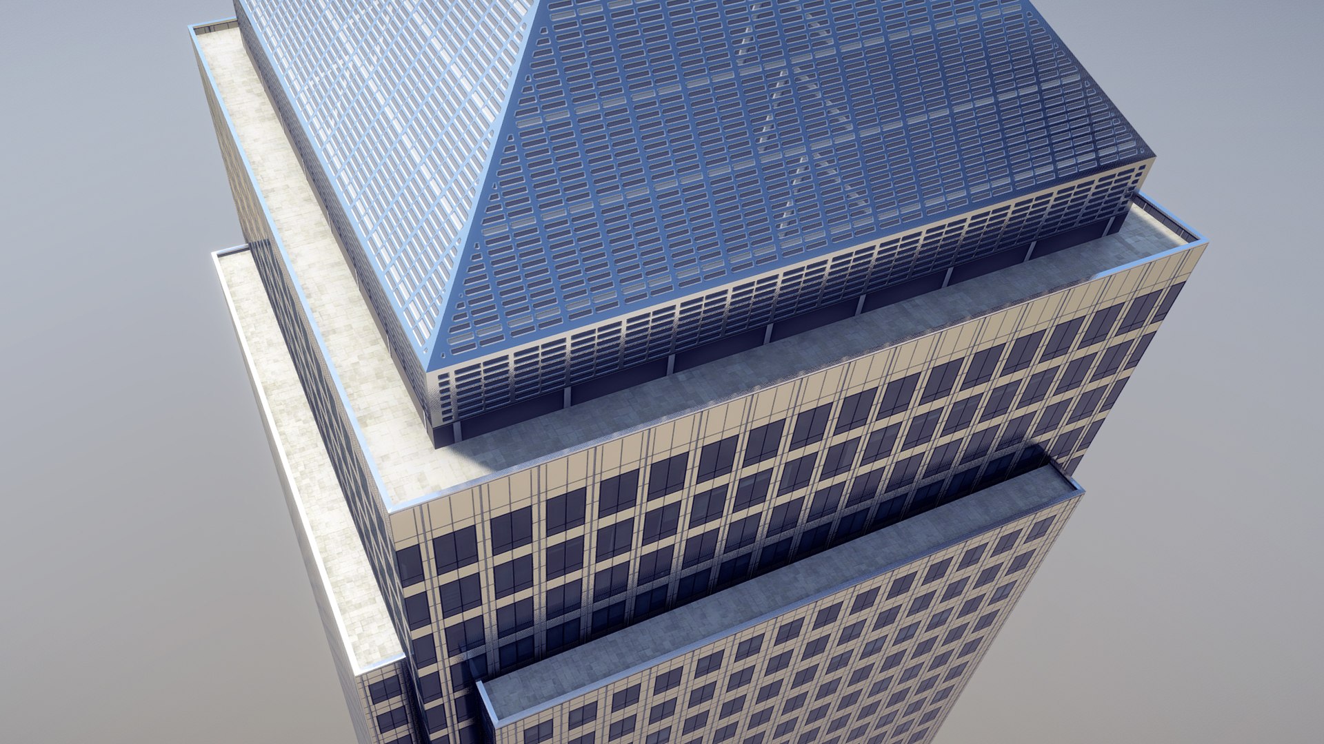 3D London One Canada Square - TurboSquid 1780088