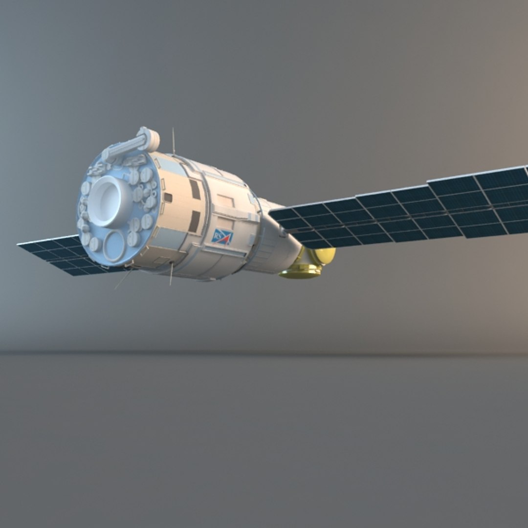 3d Model Zvezda Service Module