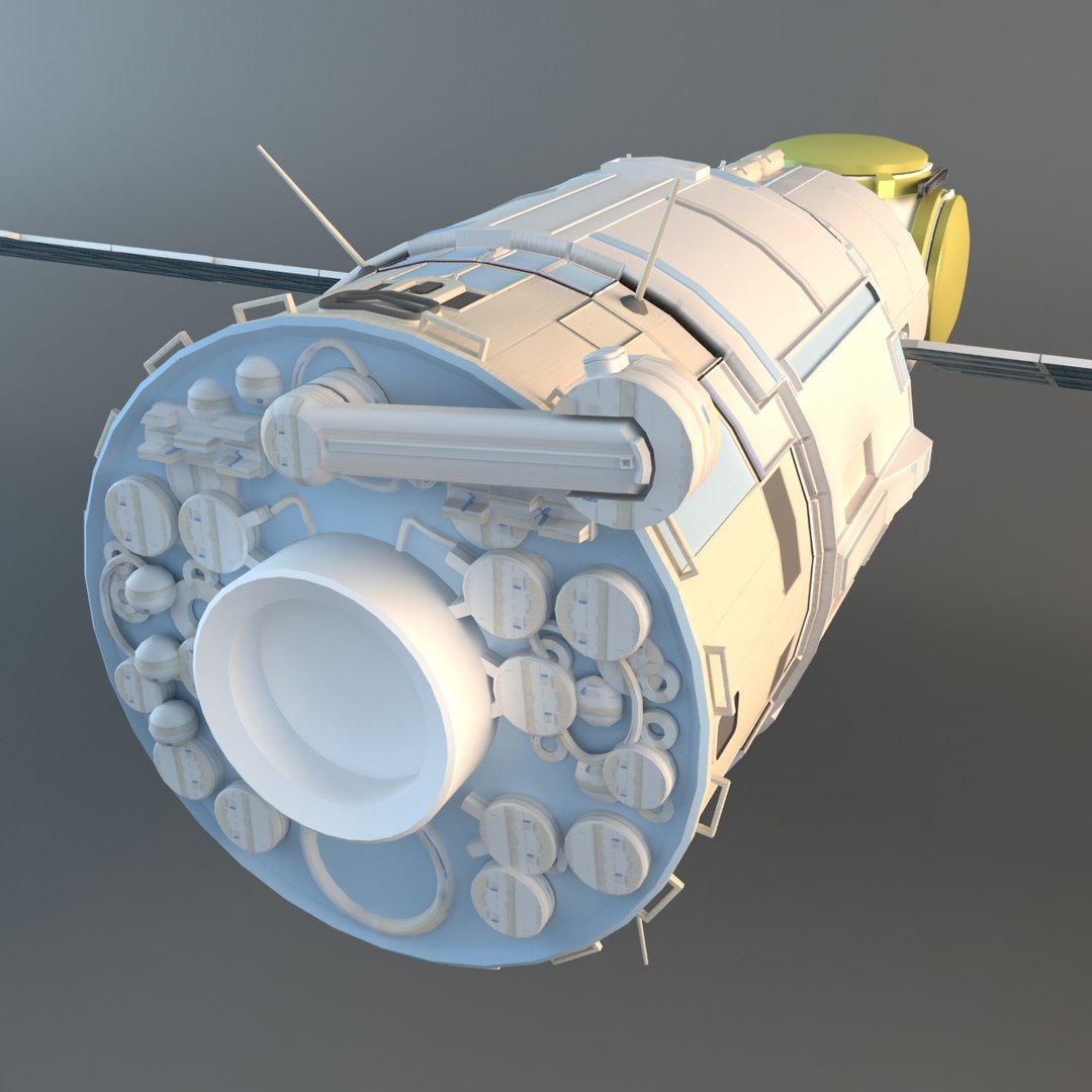 3d Model Zvezda Service Module