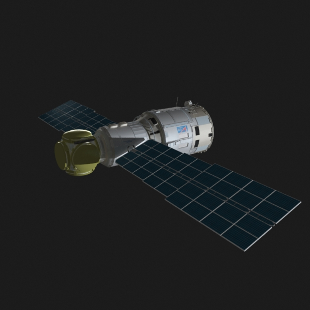 3d Model Zvezda Service Module