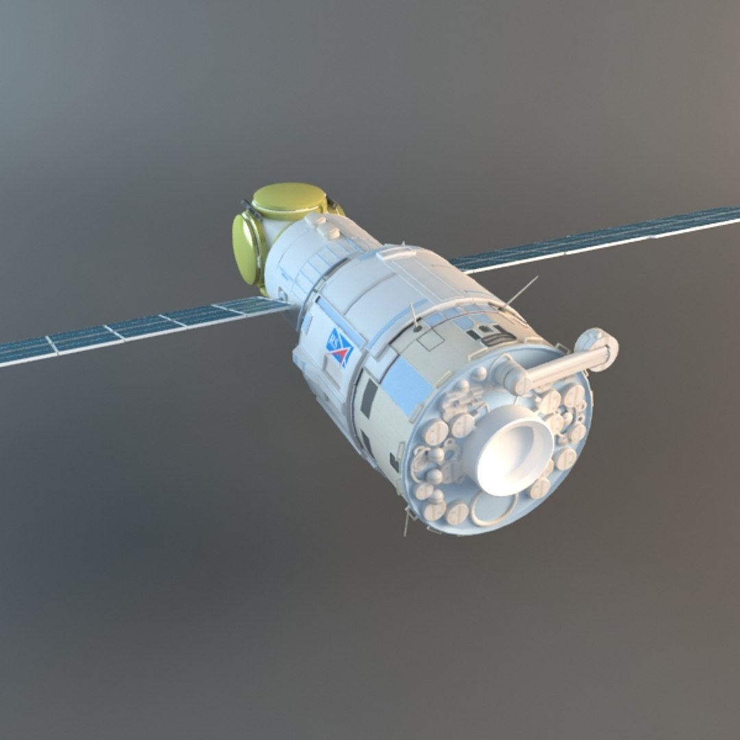 3d Model Zvezda Service Module