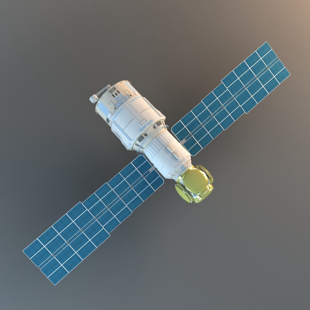 3d Model Zvezda Service Module