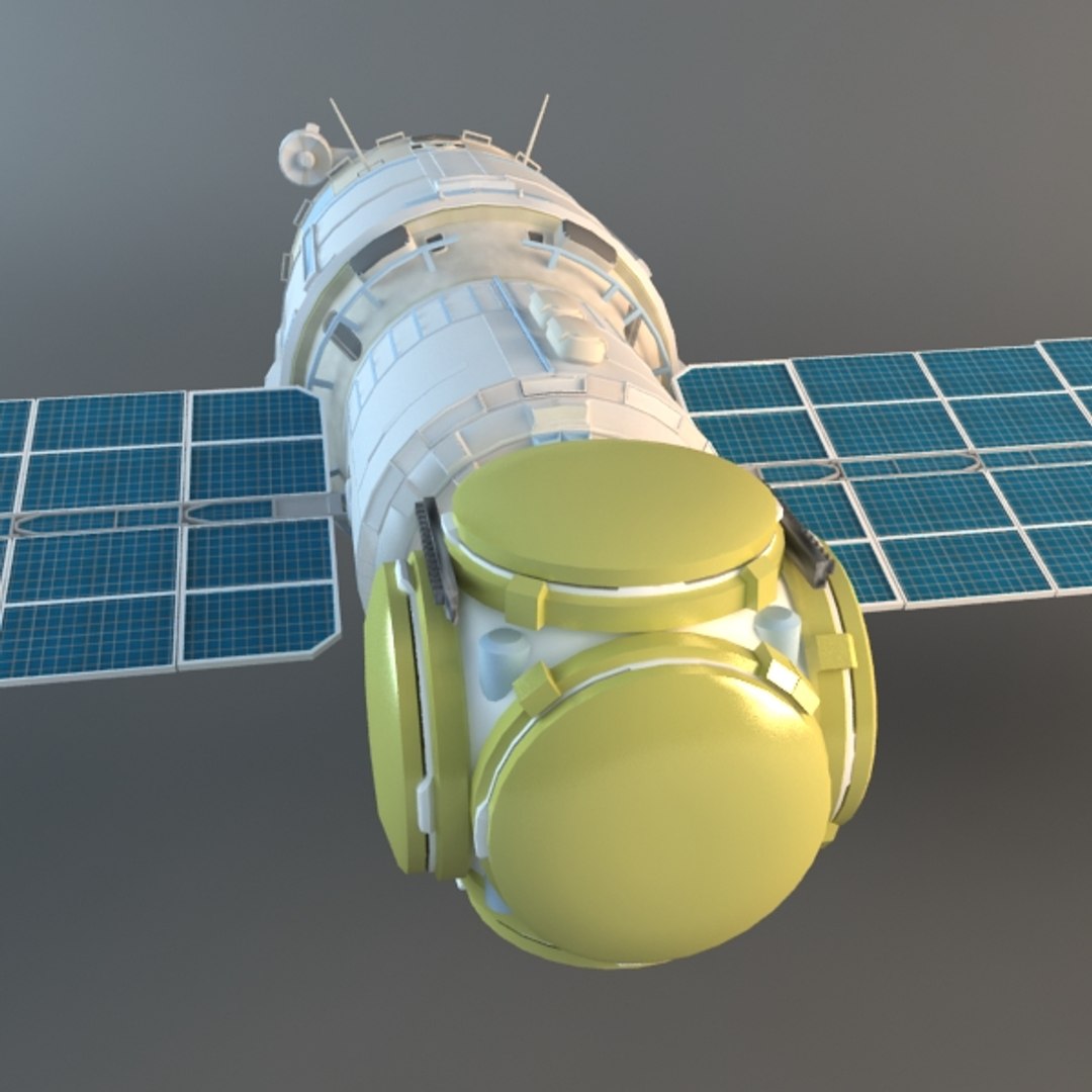 3d Model Zvezda Service Module