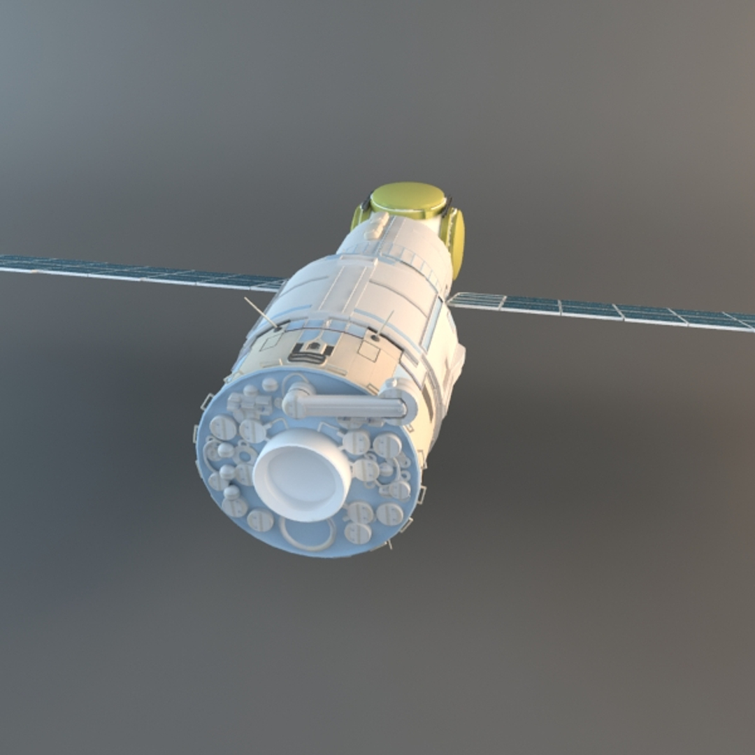 3d Model Zvezda Service Module