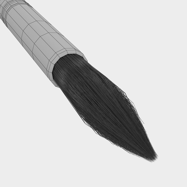 paintbrush brush paint 3d model