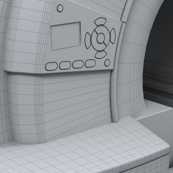 mri machine 3d model