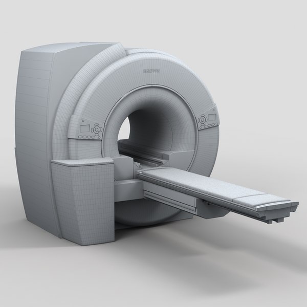 mri machine 3d model