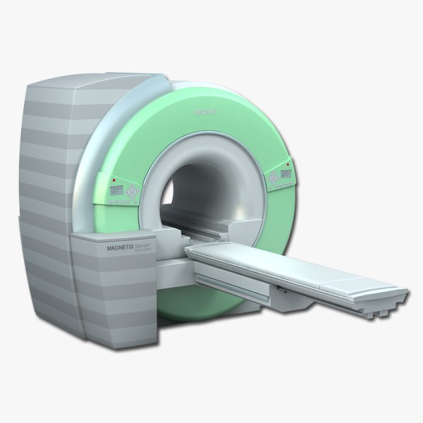 mri machine 3d model