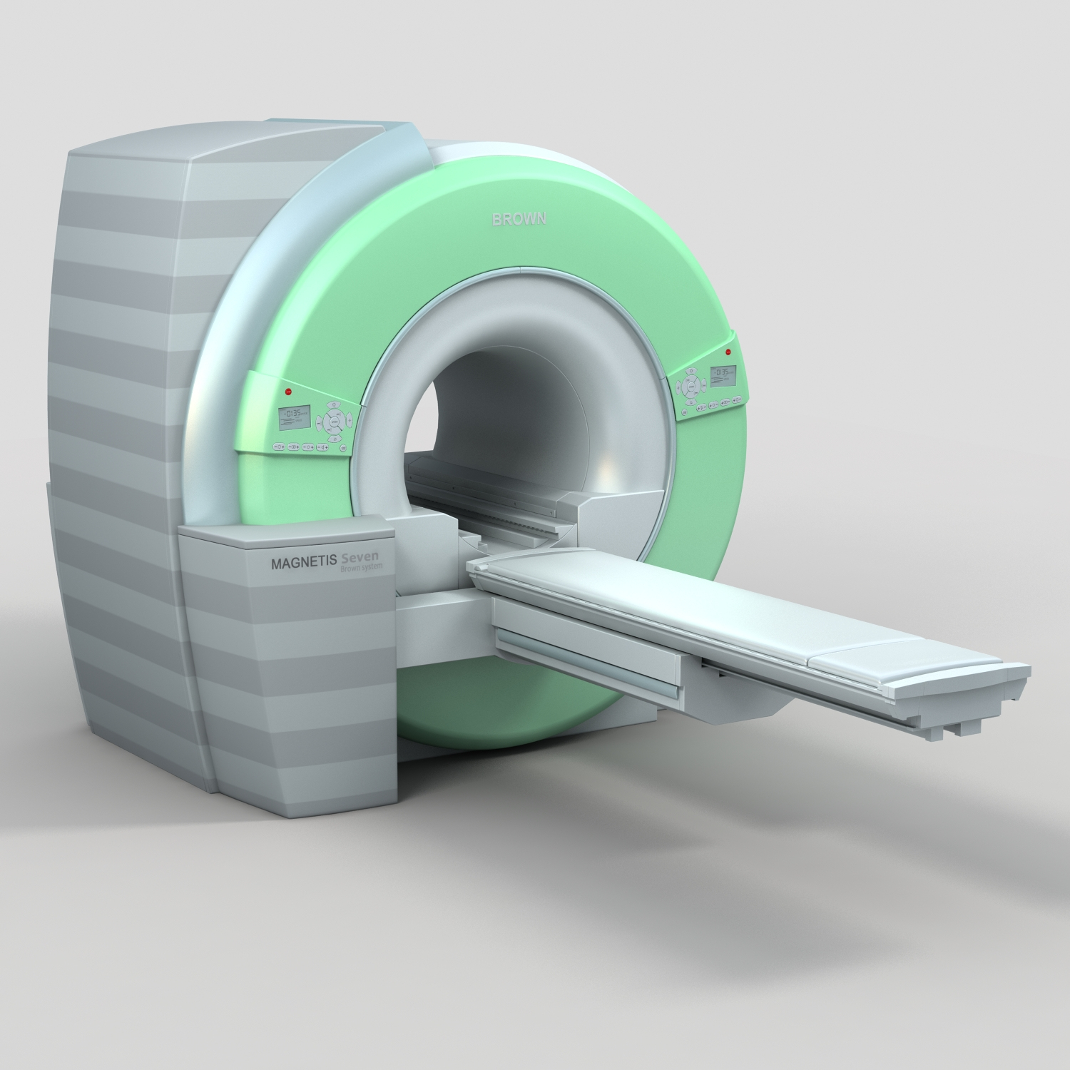 mri machine 3d model