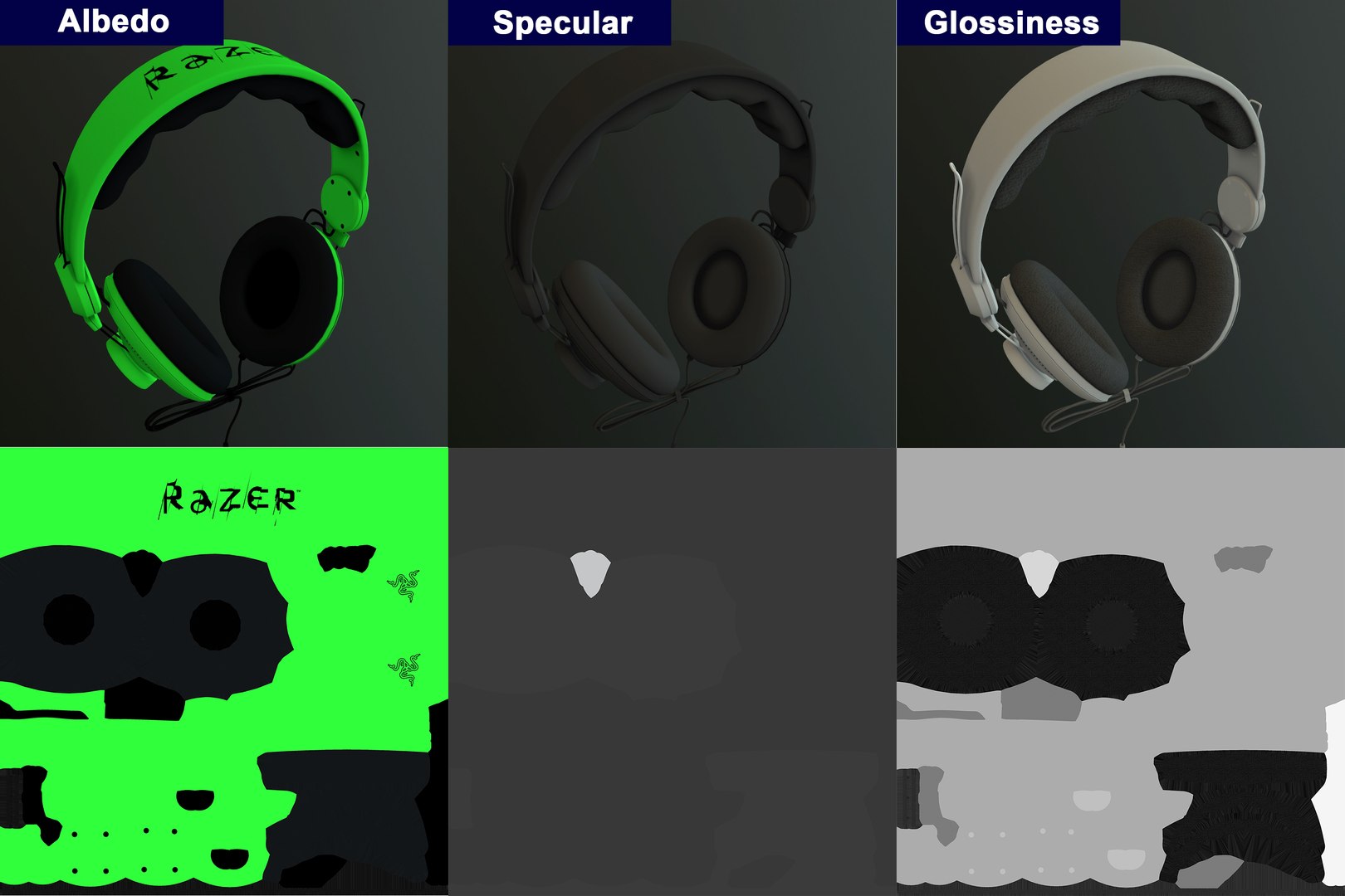 3D Model Razer Orca Headphones | 1147057 | TurboSquid